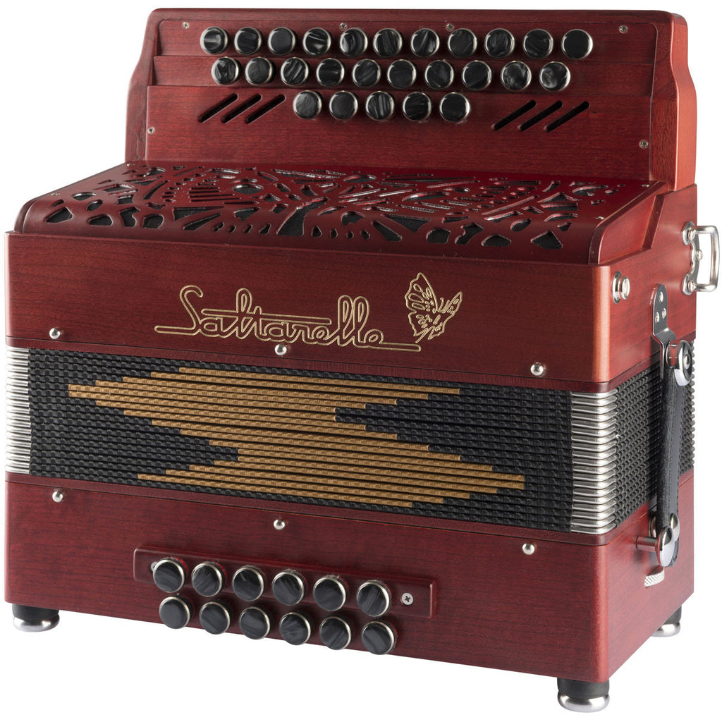 Saltarelle Pastourelle II melodeon/diatonic accordion – The Reed Lounge